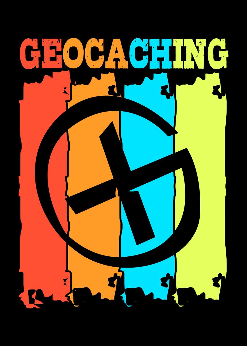 'Geocaching Geocache' Poster, picture, metal print, paint by FunnyGifts ...