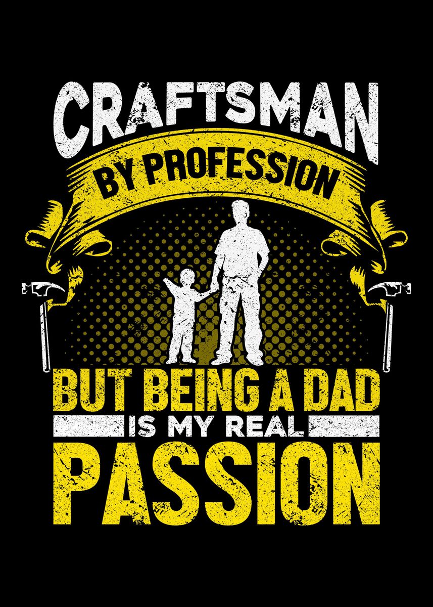 'Craftsman Worker Artisan' Poster, picture, metal print, paint by ...