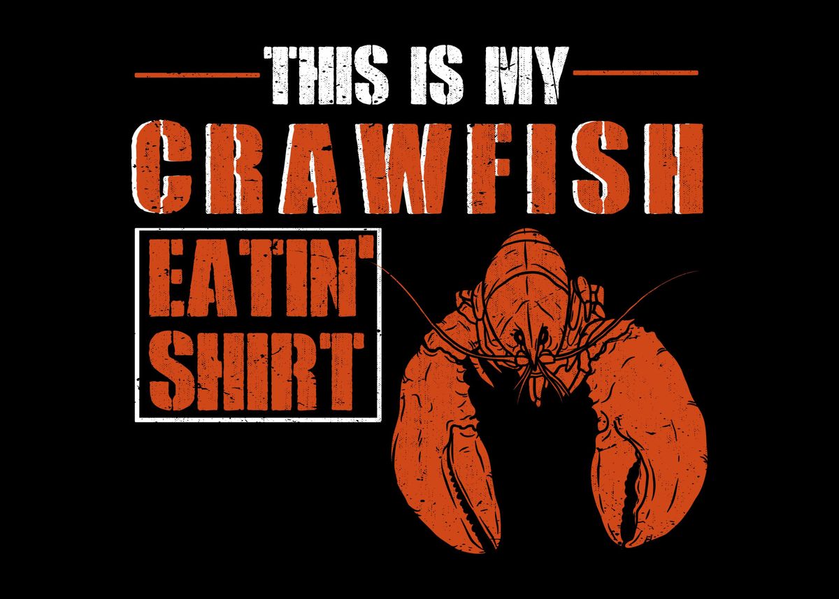 'Funny Crawfish Season Boil' Poster by professionaldesigns | Displate