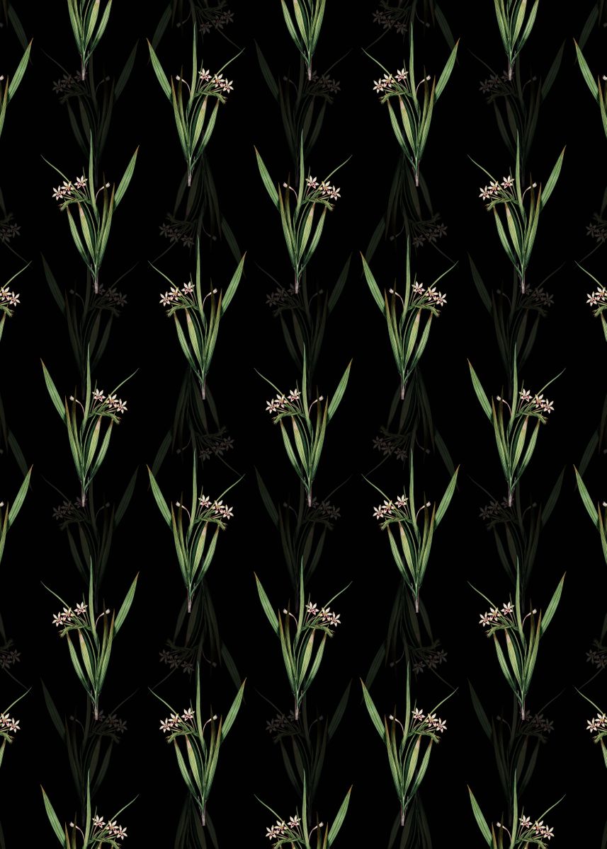 'White Baboon Root Pattern' Poster, picture, metal print, paint by Holy ...