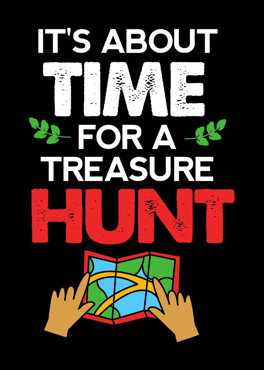 'Treasure Hunt' Poster, picture, metal print, paint by FunnyGifts ...