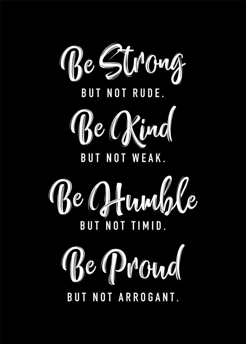 'motivational quote textart' Poster, picture, metal print, paint by ...