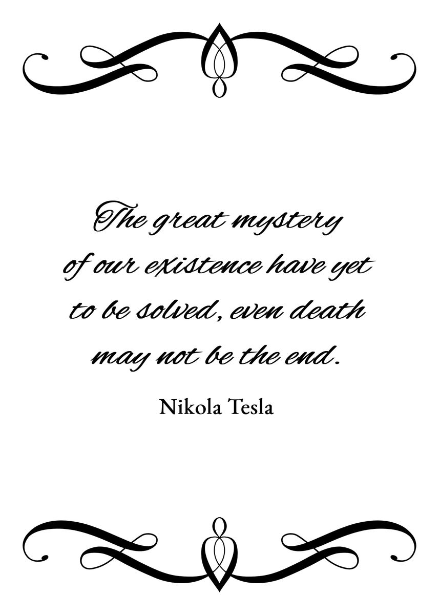 'Death Is Not the End' Poster, picture, metal print, paint by ...