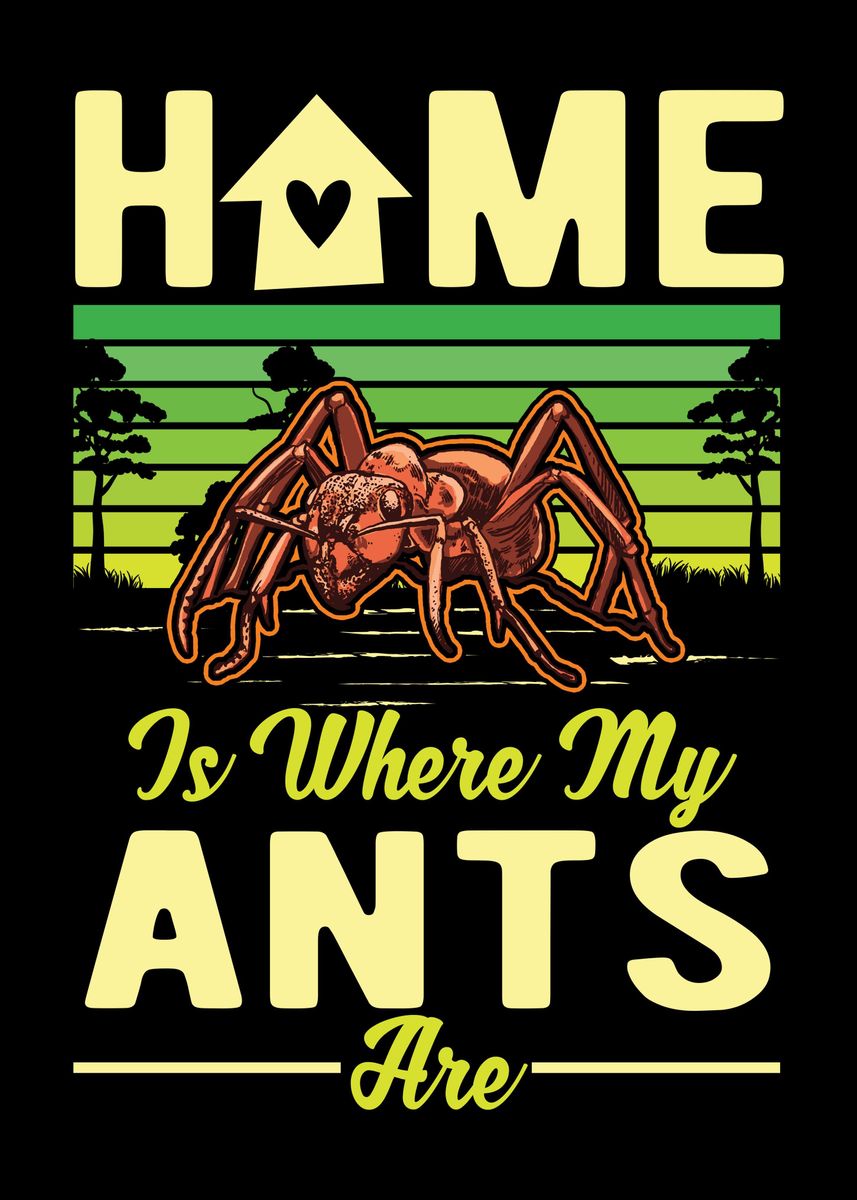 'Ant Farm Ant Keeper' Poster by FavoritePlates | Displate