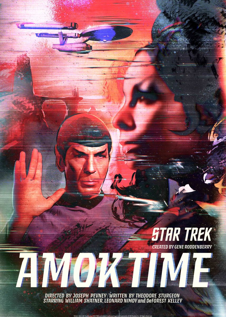 'Amok Time' Poster, picture, metal print, paint by Star Trek | Displate