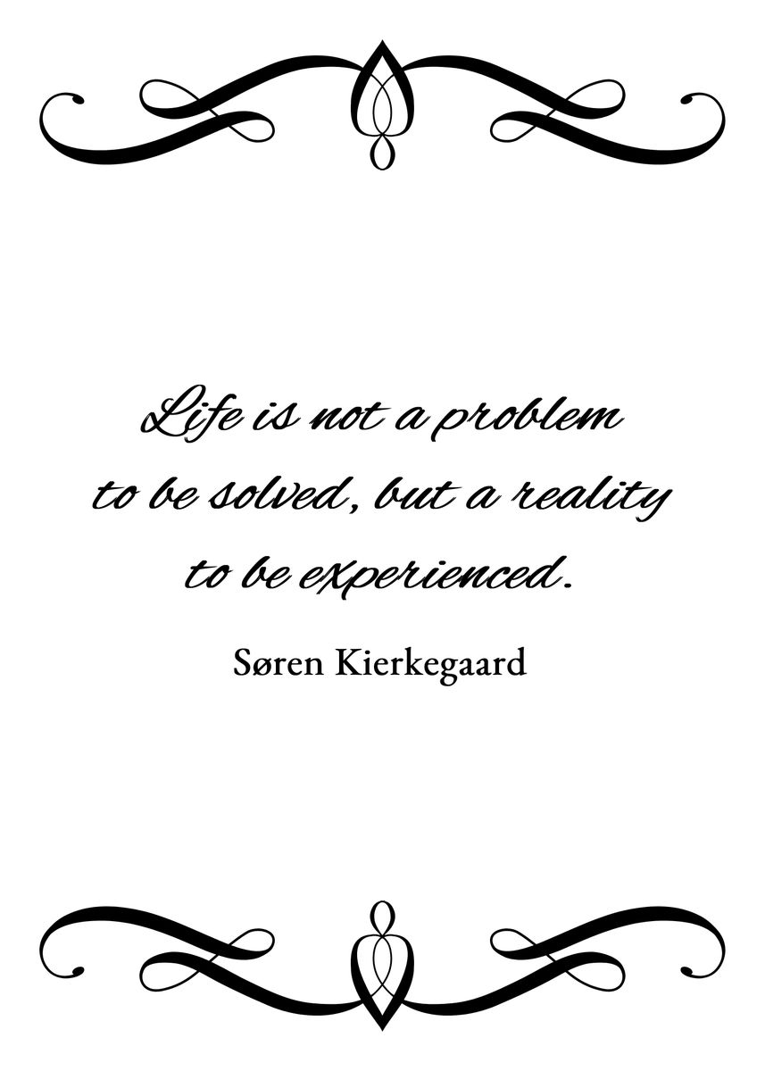 'Experience Life' Poster, picture, metal print, paint by ABConcepts ...