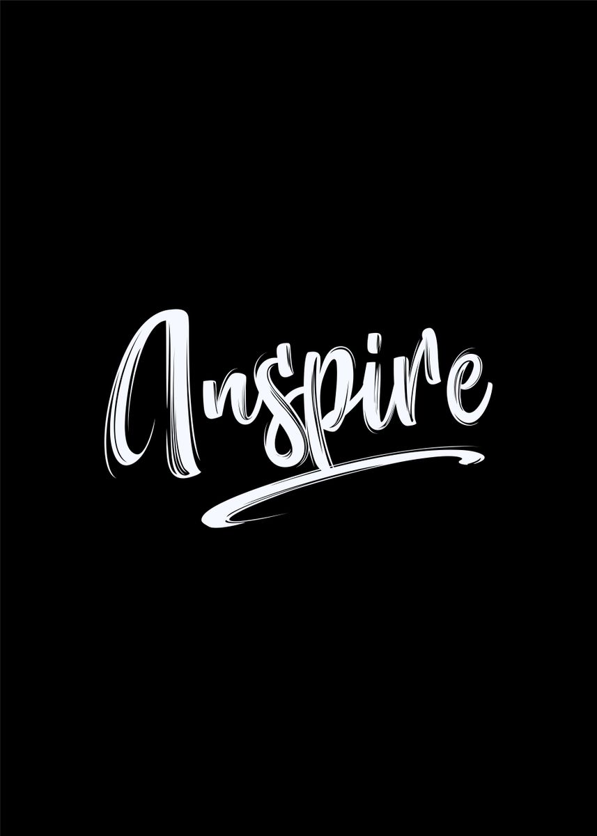 'motivational quote textart' Poster, picture, metal print, paint by ...