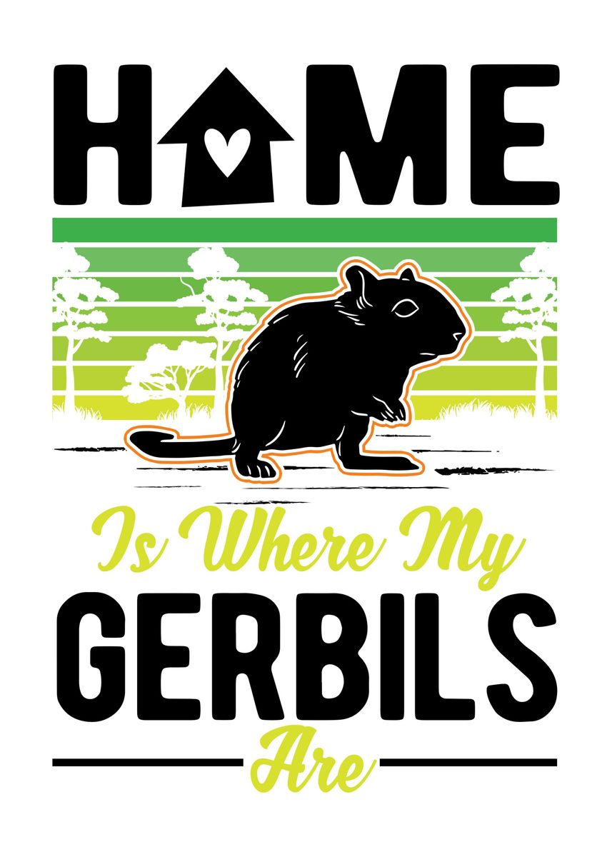 'Gerbil Racing Rat' Poster by FavoritePlates | Displate