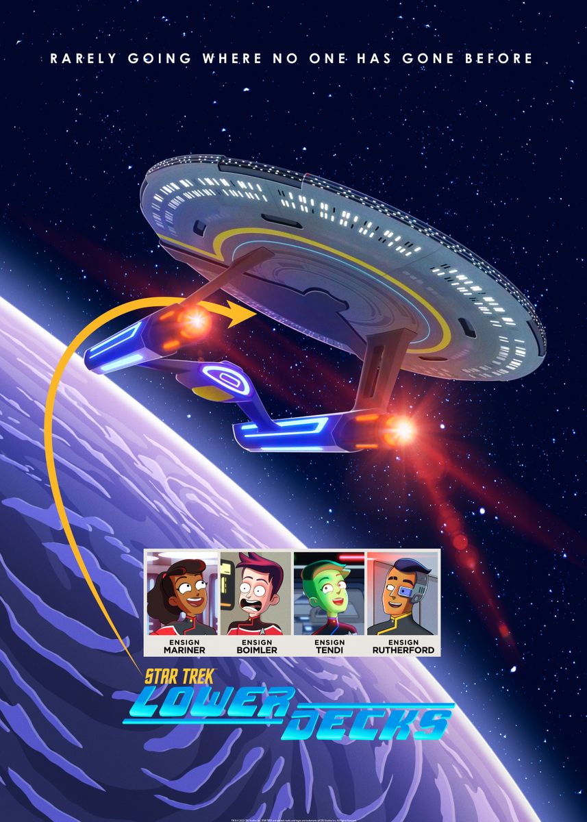 'The Crew' Poster, picture, metal print, paint by Star Trek | Displate