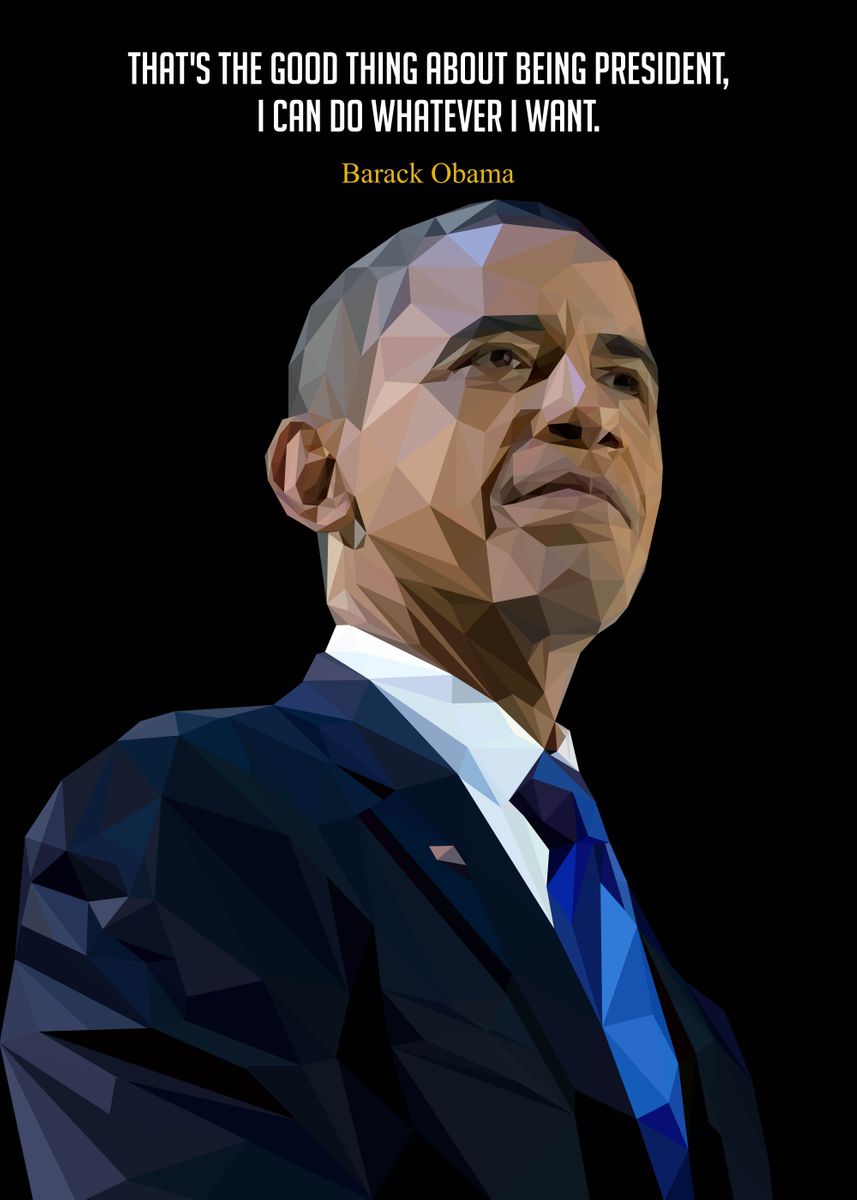 'barack obama' Poster, picture, metal print, paint by Artistic Aura ...