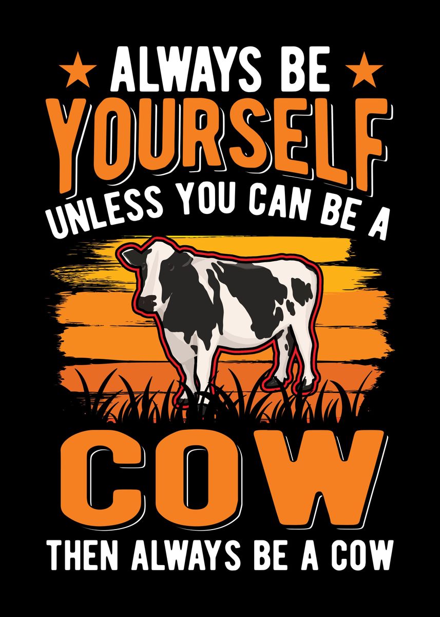 'Cow Farmer Cattle' Poster by FavoritePlates | Displate