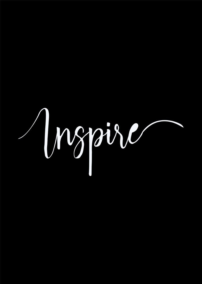 'motivational quote textart' Poster, picture, metal print, paint by ...