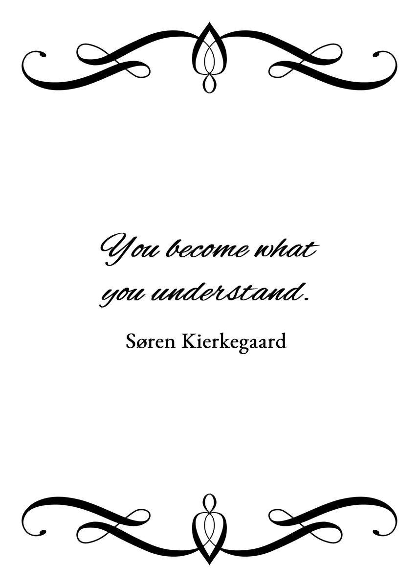 'Being and Understanding' Poster, picture, metal print, paint by ...