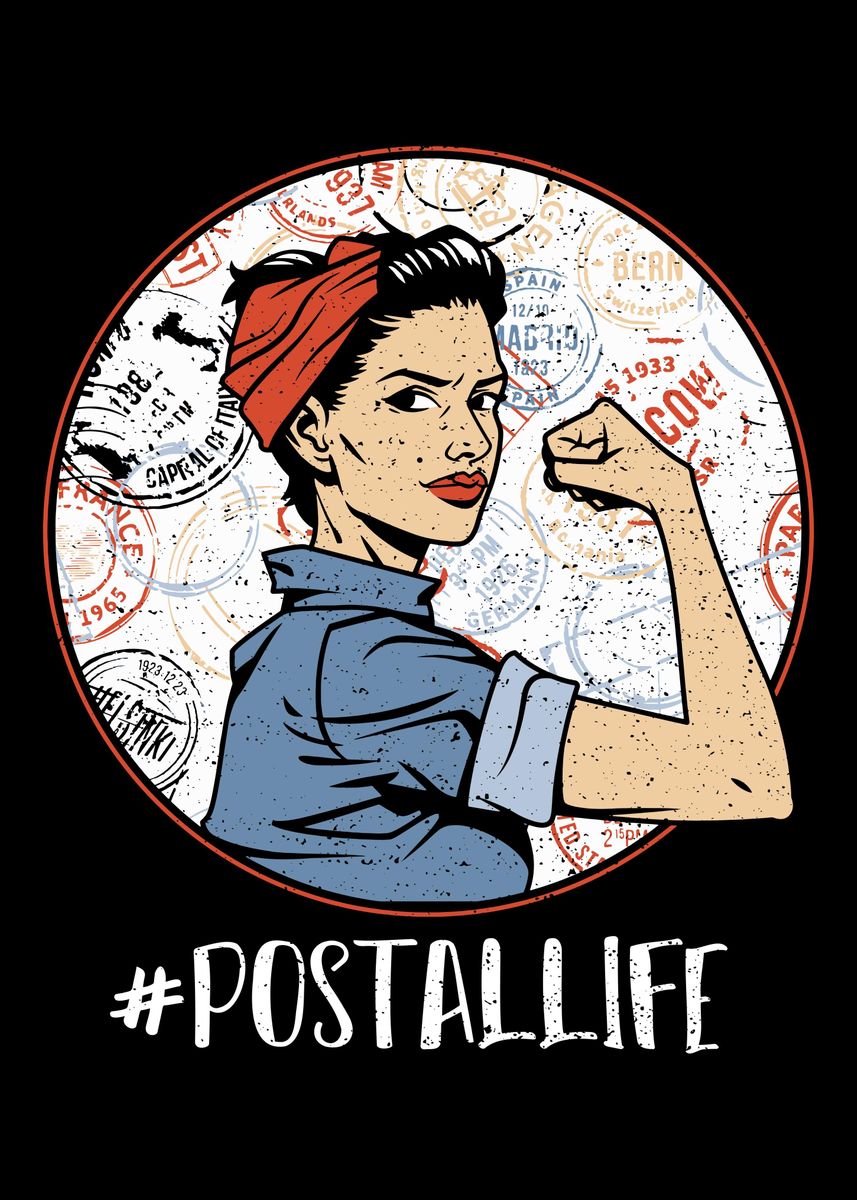 'Postal Life' Poster by DesignsByJnk5 | Displate