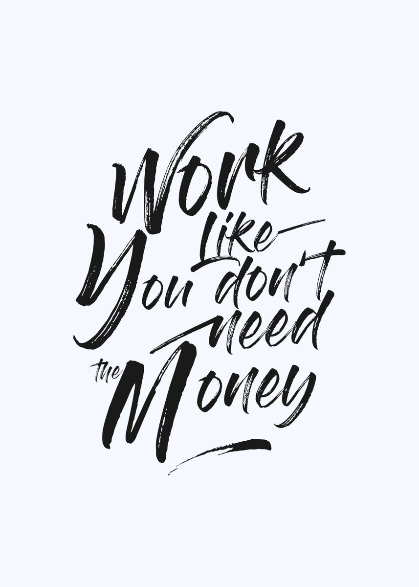 'motivational quote textart' Poster, picture, metal print, paint by ...