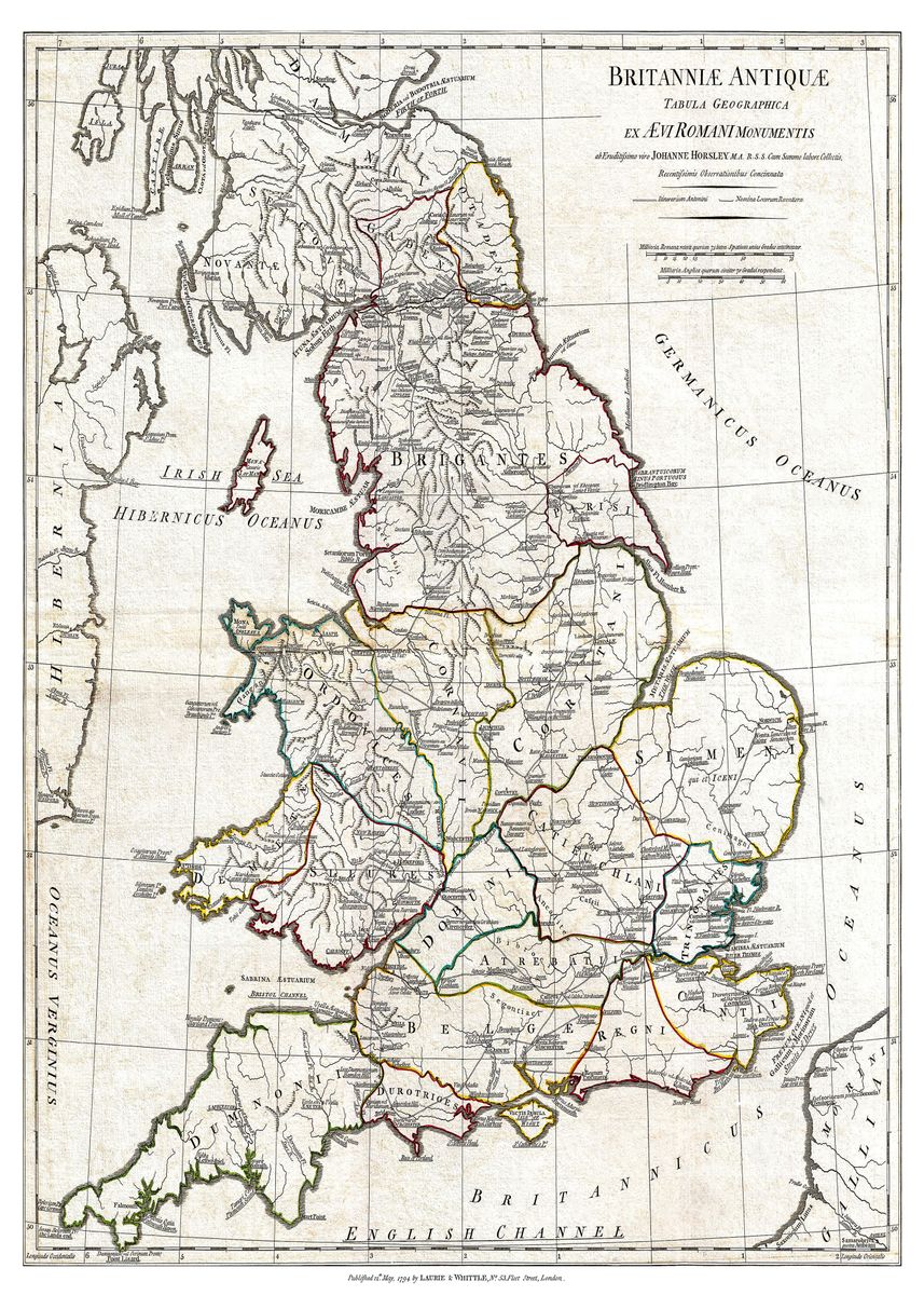 'Map of England ' Poster, picture, metal print, paint by Cristina ...