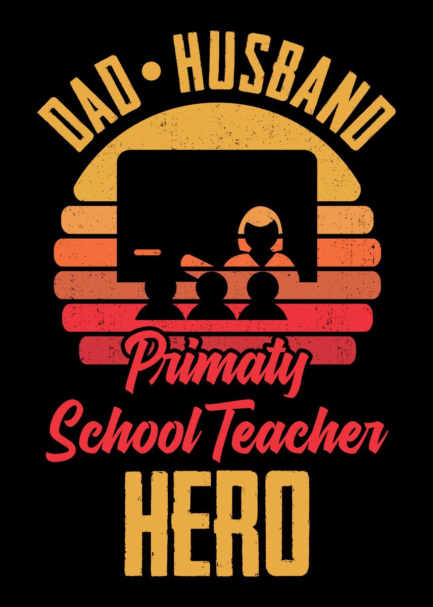 'Elementary Teacher' Poster by CrazySquirrel | Displate