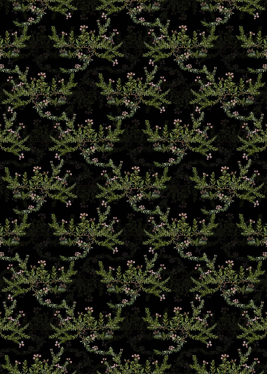 'Alpine Azalea Pattern' Poster by Holy Rock Design | Displate