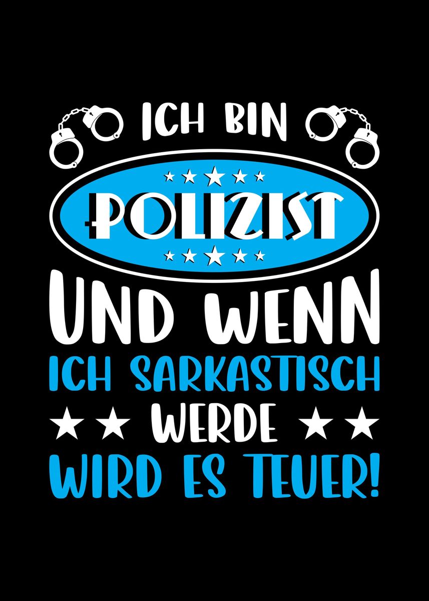 'German Police' Poster, picture, metal print, paint by Sebastian ...