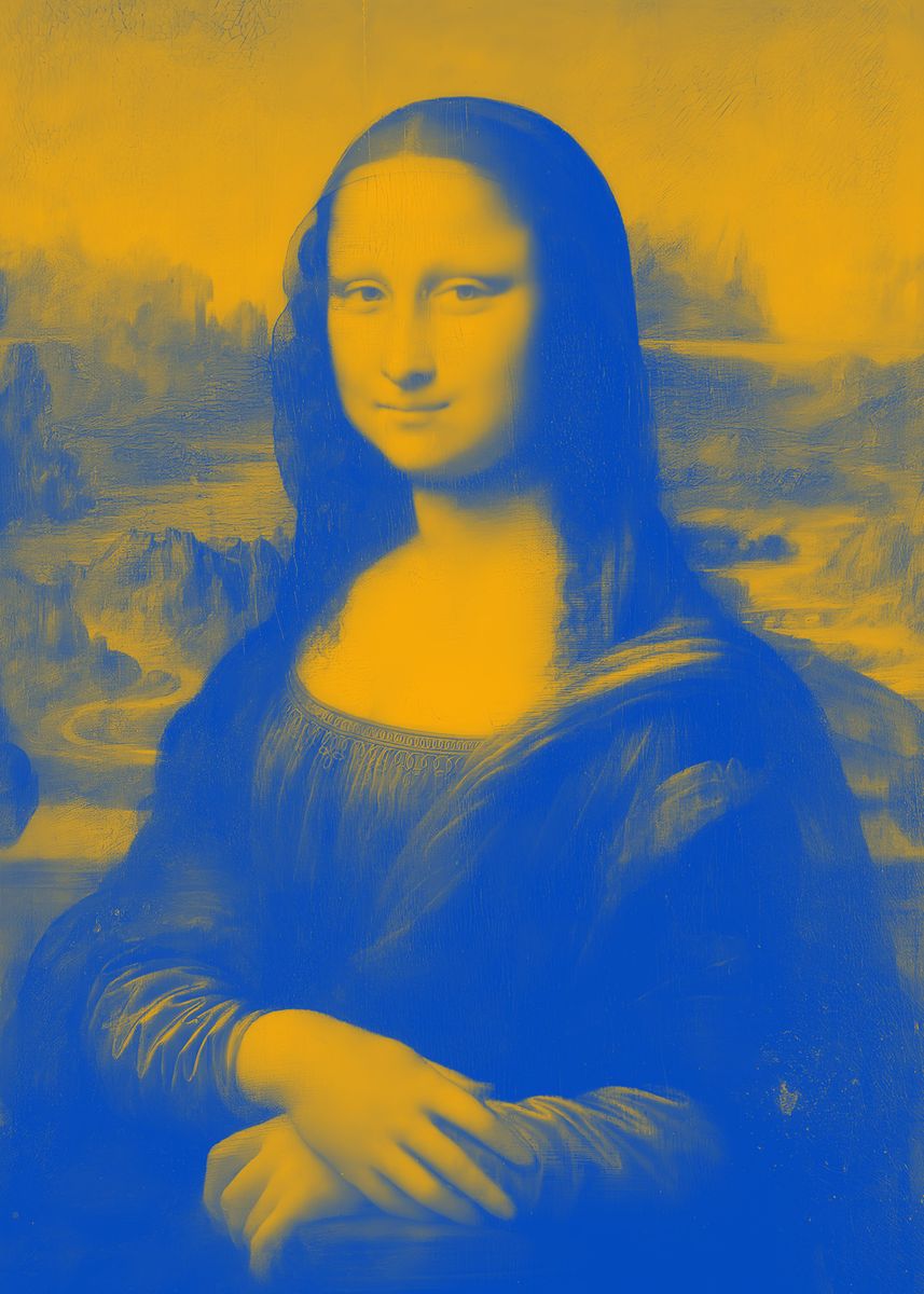 'Mona Lisa Colors E' Poster, picture, metal print, paint by Doctor ...