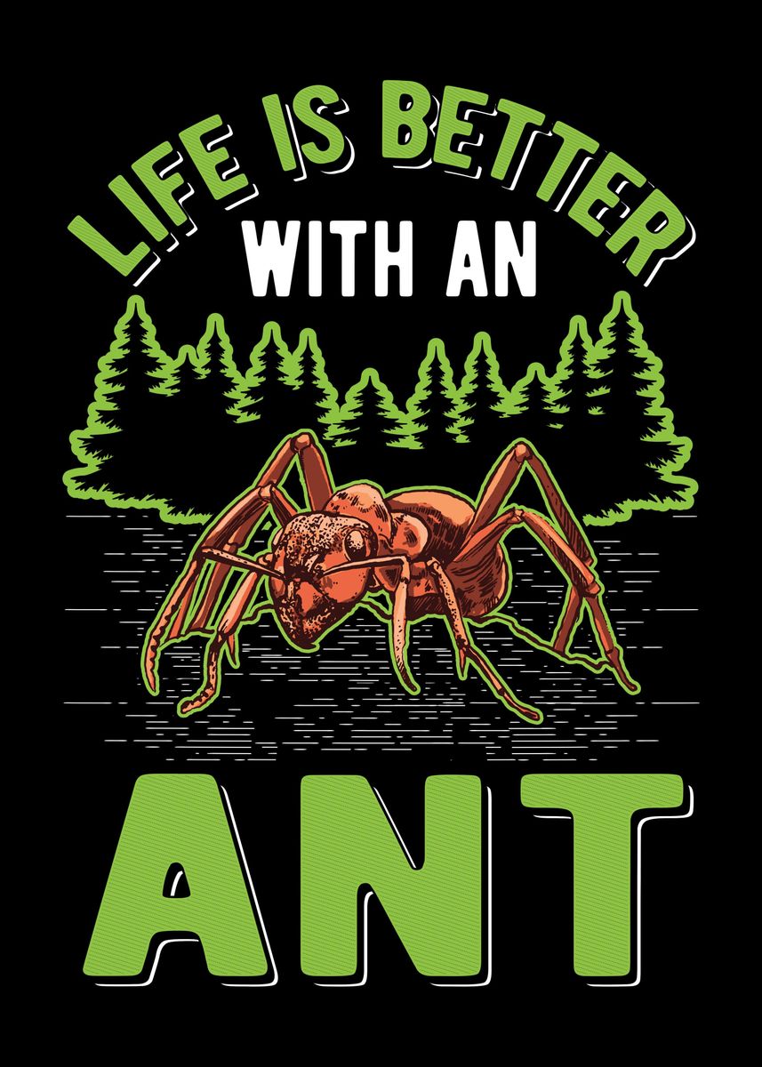 'Ant Farm Ant Keeper' Poster, picture, metal print, paint by ...