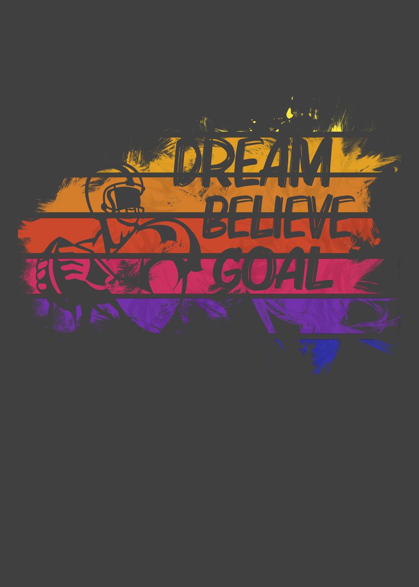 'Coloured Dream' Poster, picture, metal print, paint by BeMi | Displate