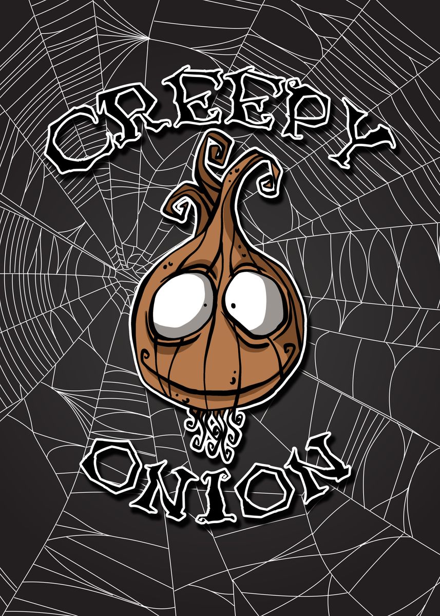 'Creepy onion' Poster by LouteCrea | Displate