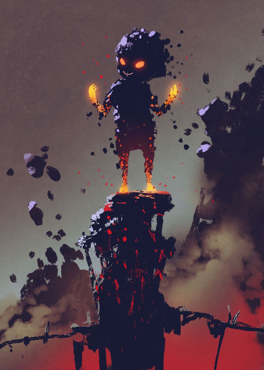 'little demon' Poster, picture, metal print, paint by Designersen ...