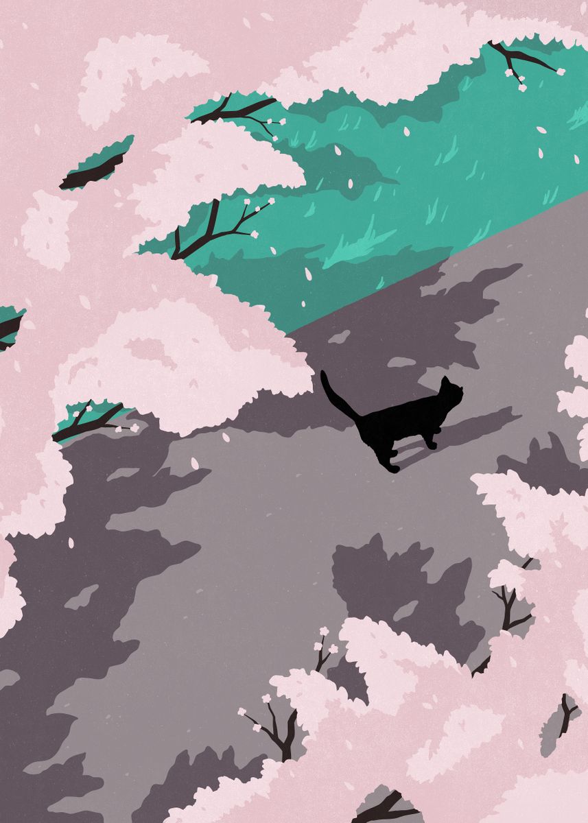 'Spring Shadows' Poster by Anette Sommerseth | Displate