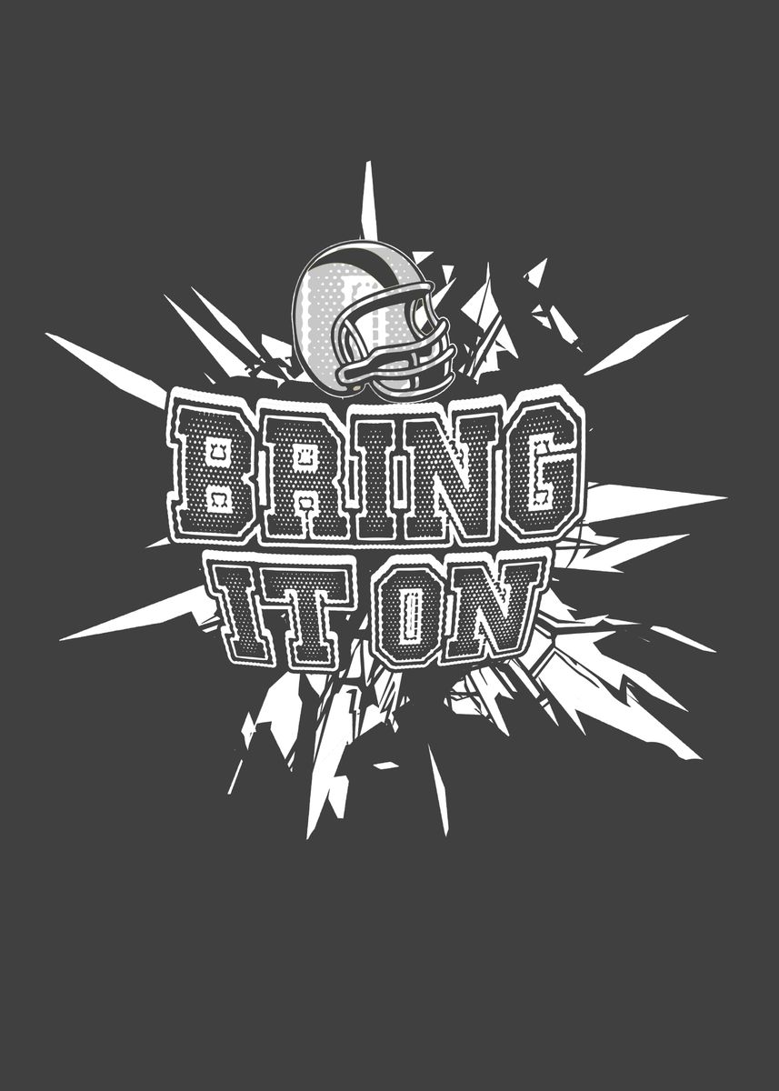 'Bring it on' Poster, picture, metal print, paint by BeMi | Displate