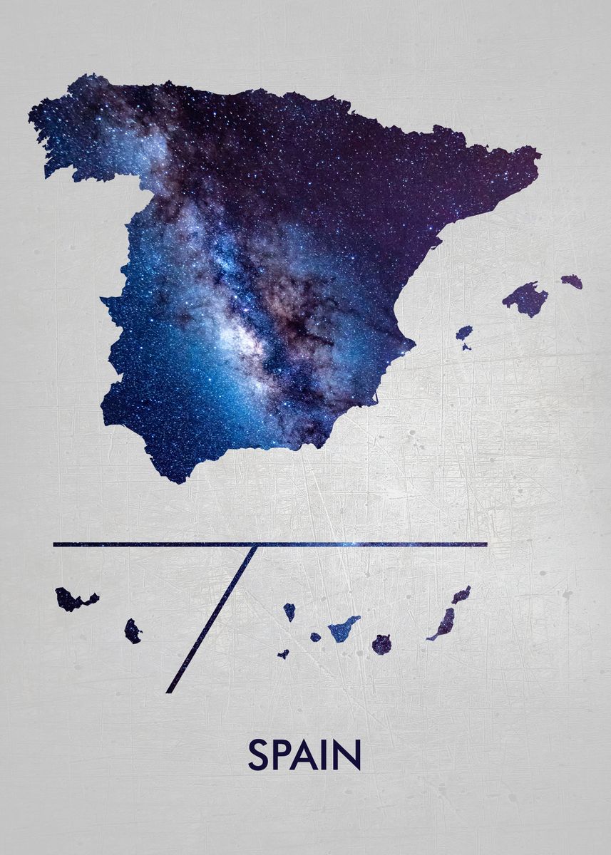 'SPAIN' Poster by Atomic Chinook | Displate