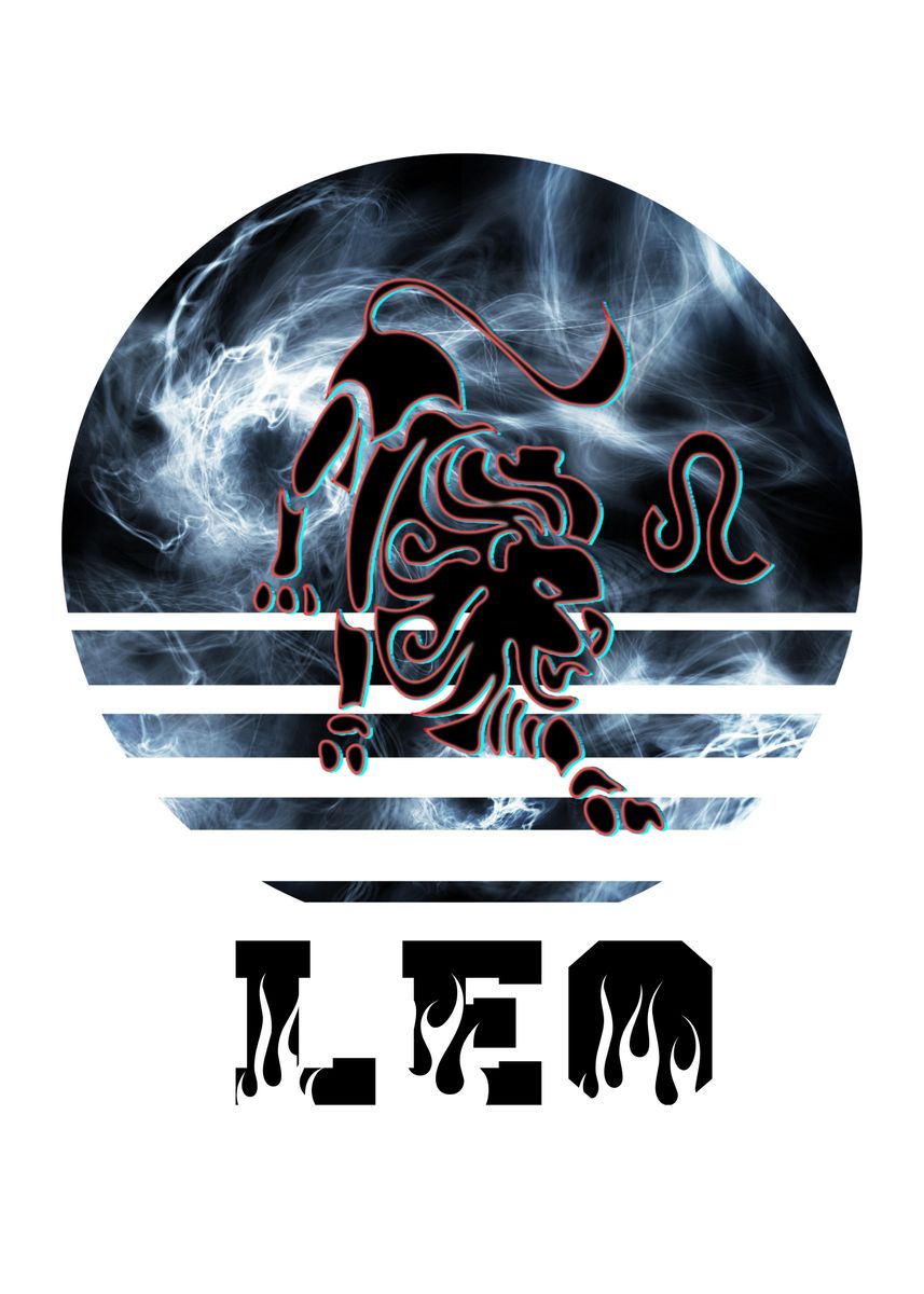 'Leo' Poster, picture, metal print, paint by ZS C O M M E R C E | Displate