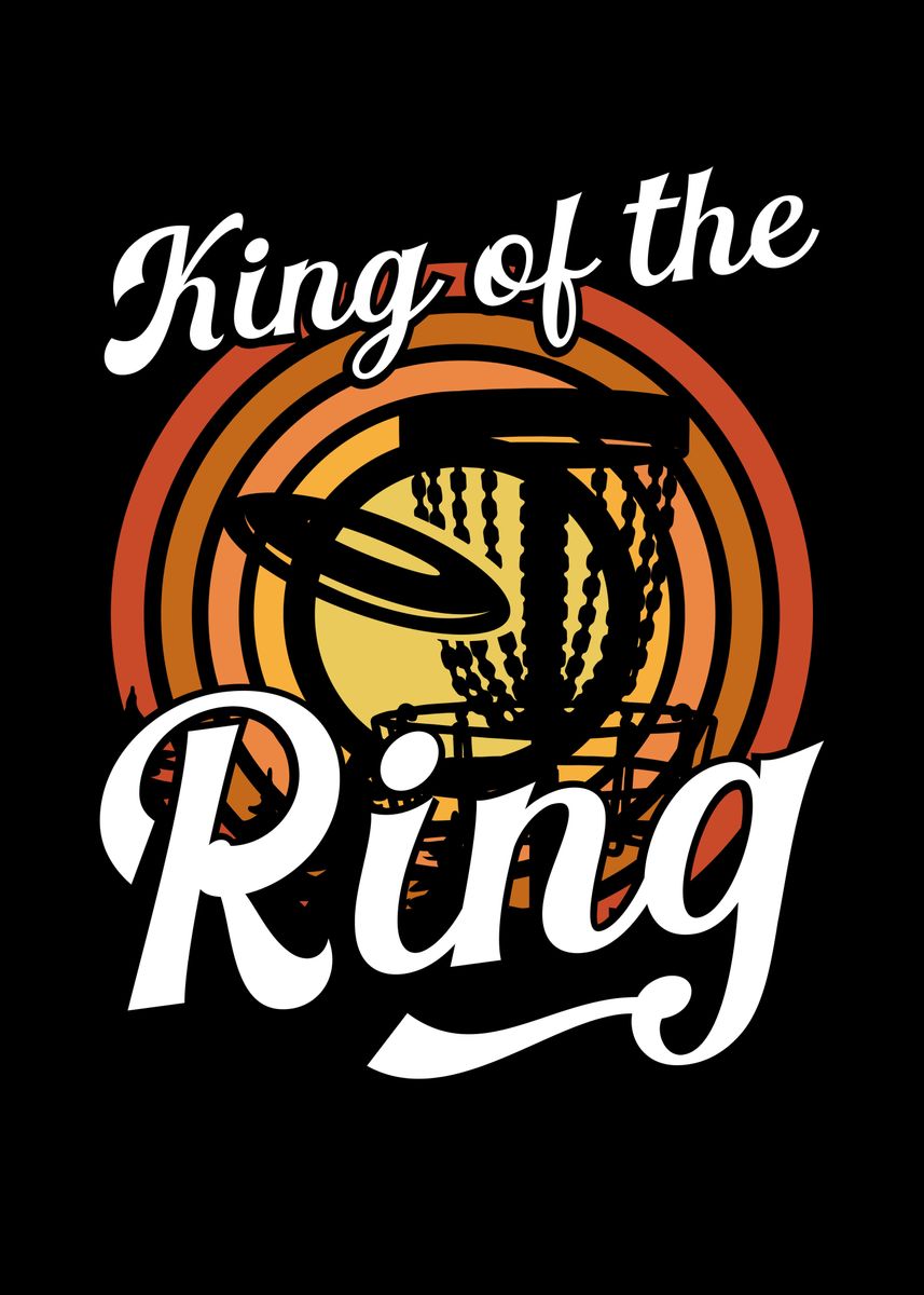 'King of the Discgolf ring' Poster, picture, metal print, paint by BeMi ...