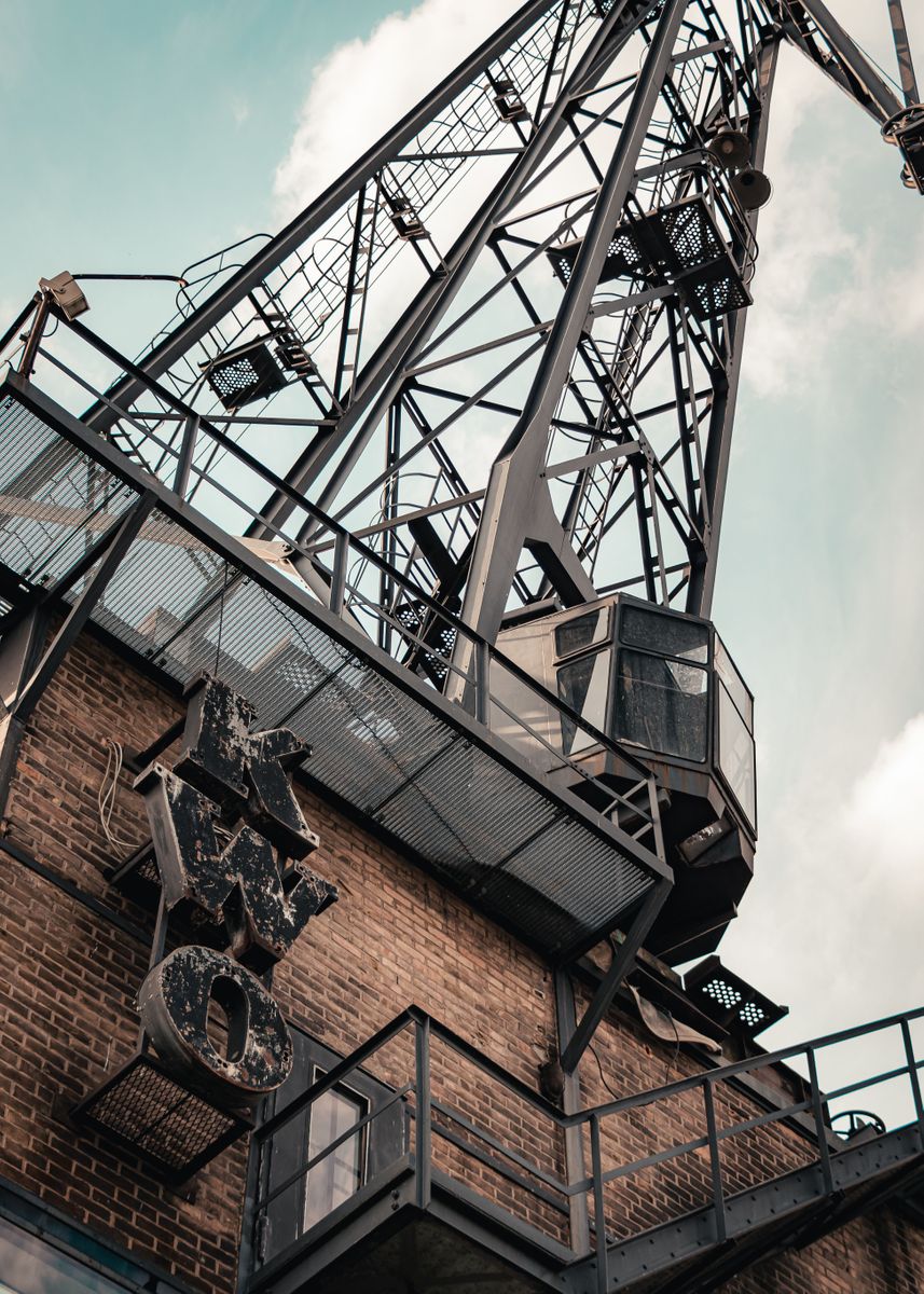 'Crane house' Poster by RPpixels | Displate