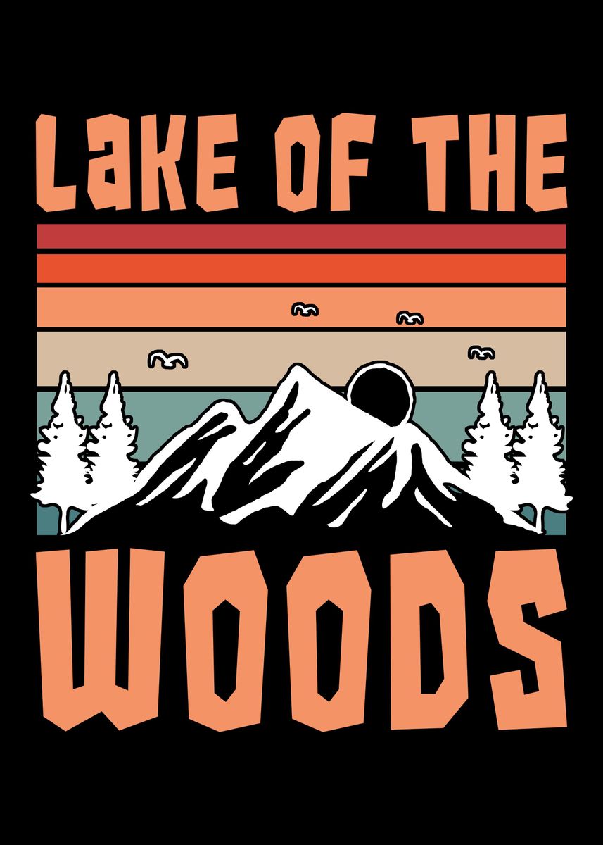 'Lake' Poster by CrazySquirrel | Displate