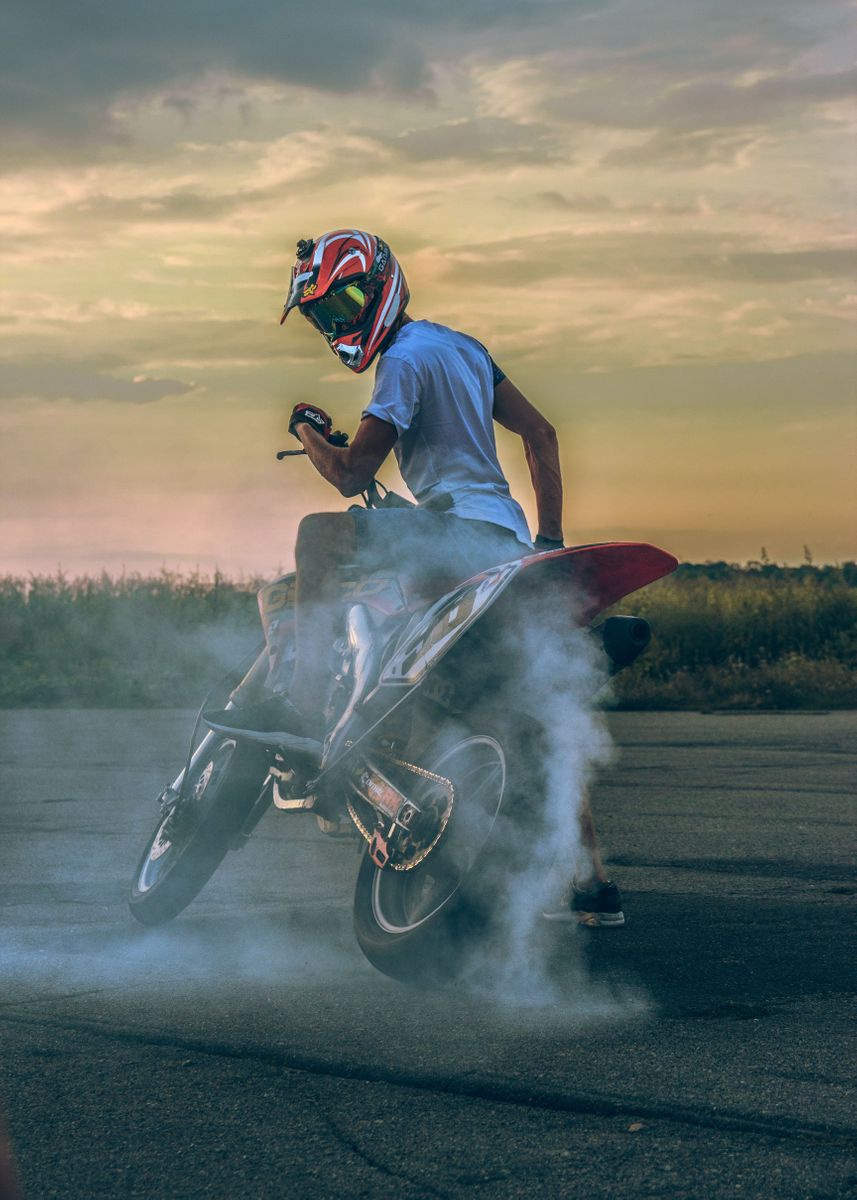 'Burn out' Poster, picture, metal print, paint by Sam Brady | Displate