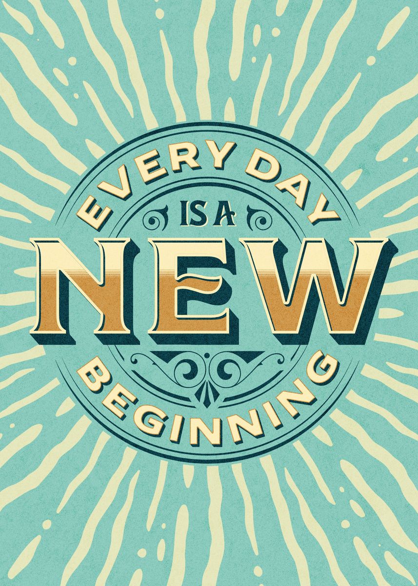 'New Beginning' Poster, picture, metal print, paint by Artistic Prints ...