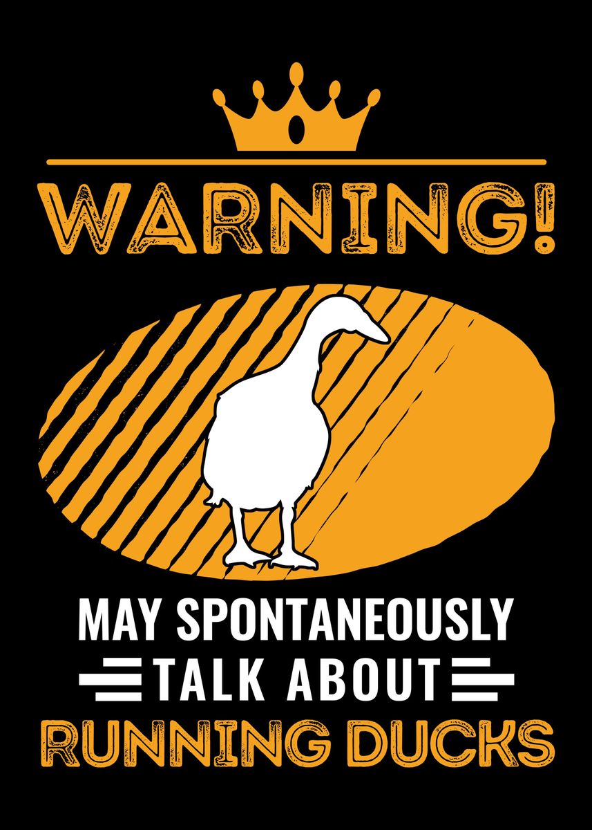 'Indian Runner Duck' Poster, picture, metal print, paint by ...