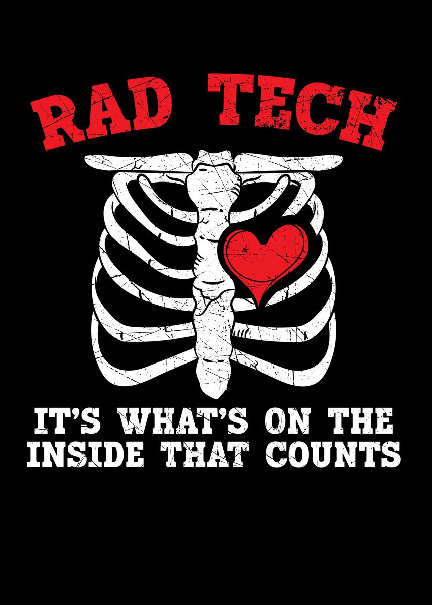 'Rad Tech' Poster, picture, metal print, paint by NAO | Displate