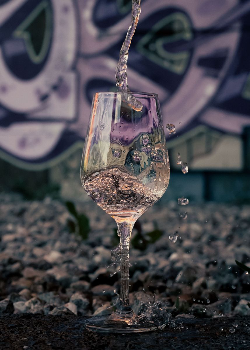 'Splash' Poster, picture, metal print, paint by RPpixels | Displate