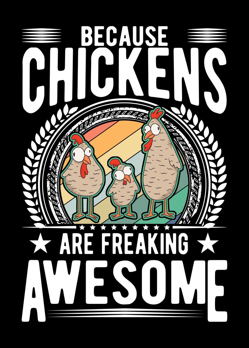 'Chicken Gift' Poster by FavoritePlates | Displate