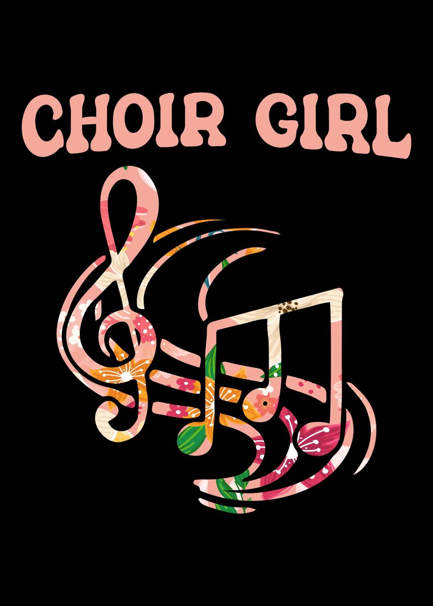 'Choir Singing' Poster, picture, metal print, paint by BobbyBubble ...