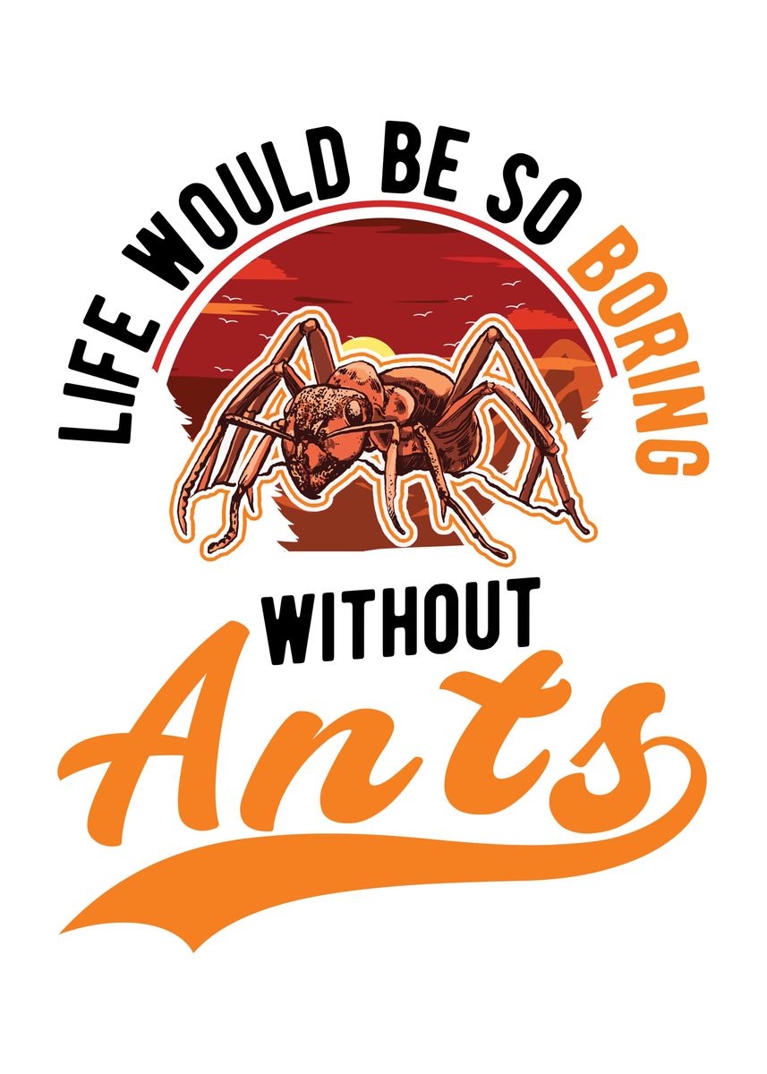 'Ant Farm Ant Keeper' Poster, picture, metal print, paint by ...