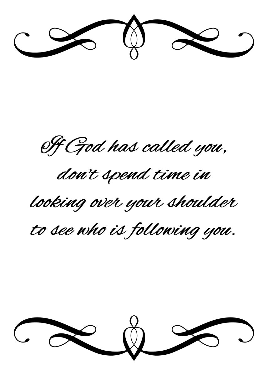 'Just Follow God' Poster, picture, metal print, paint by ABConcepts ...