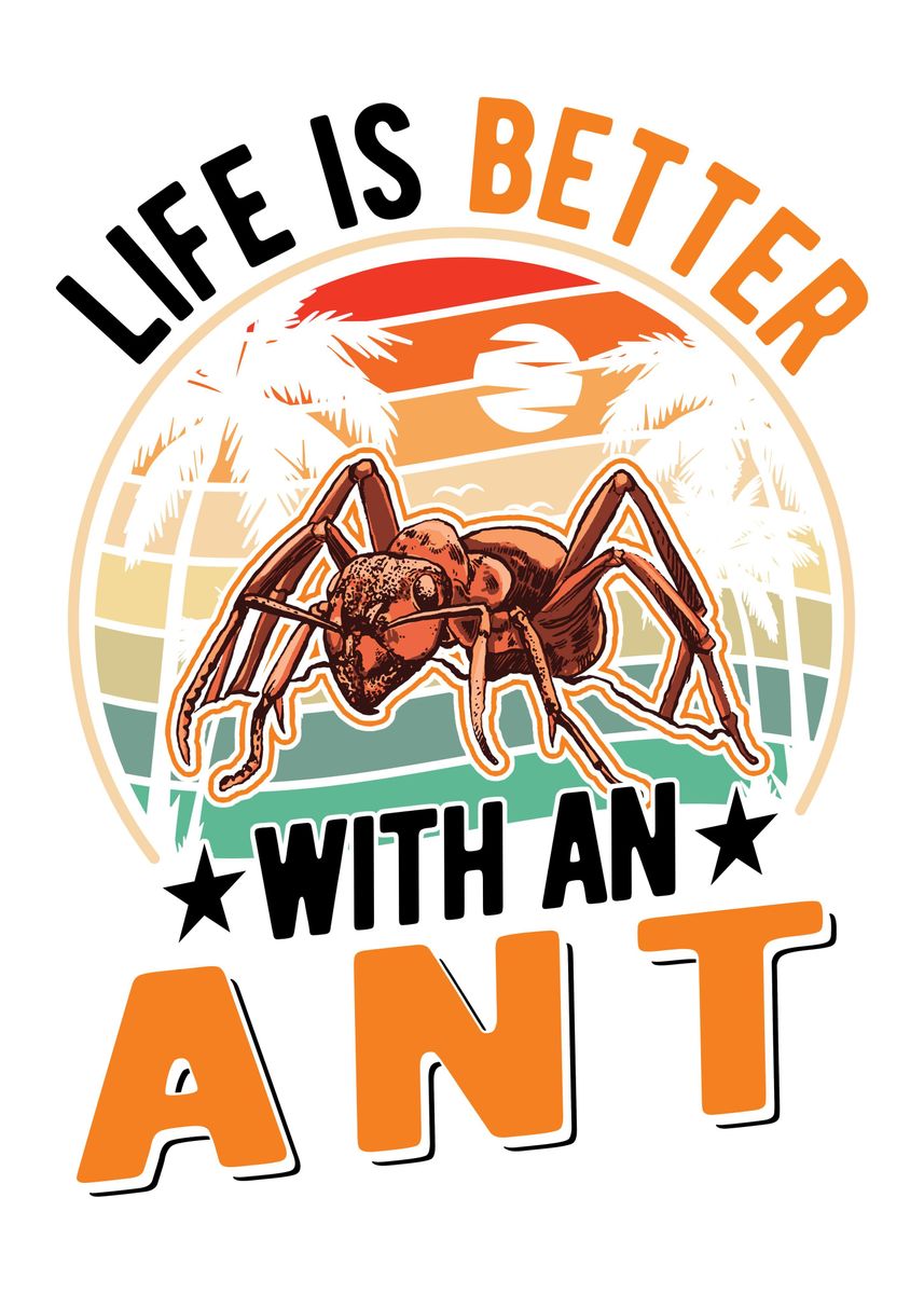 'Ant Farm Ant Keeper' Poster, picture, metal print, paint by ...