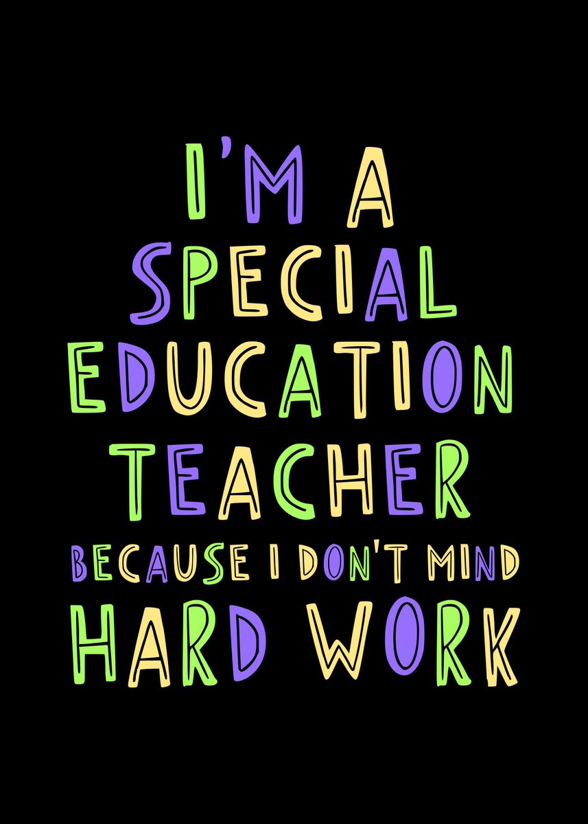'Sped Teacher' Poster, picture, metal print, paint by Sebastian Wünsche ...