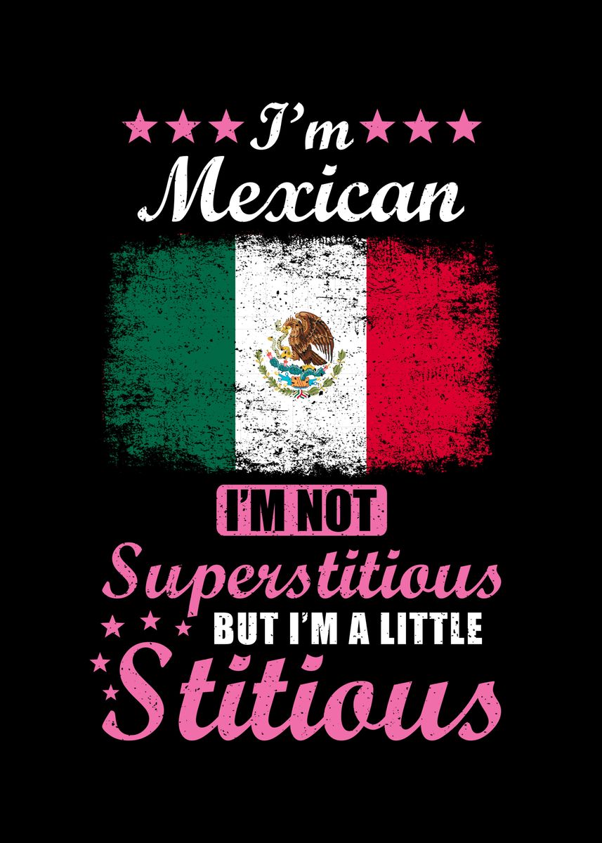 'Mexican Gift Funny Saying' Poster by schmugo | Displate