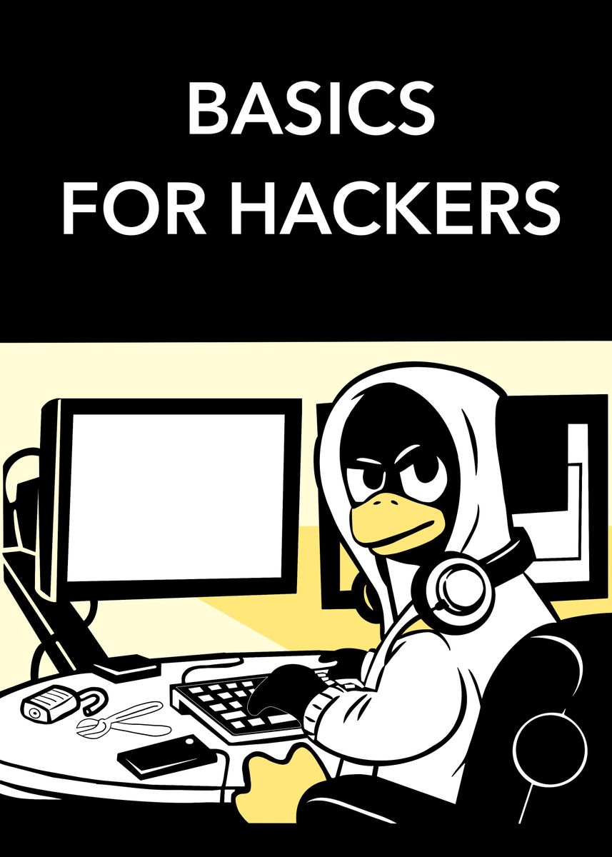 'Basics for hackers' Poster, picture, metal print, paint by Karin ...