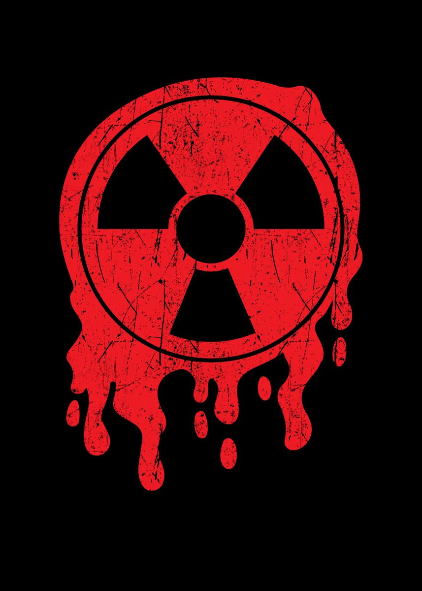 'Radioactive' Poster, picture, metal print, paint by schmugo | Displate
