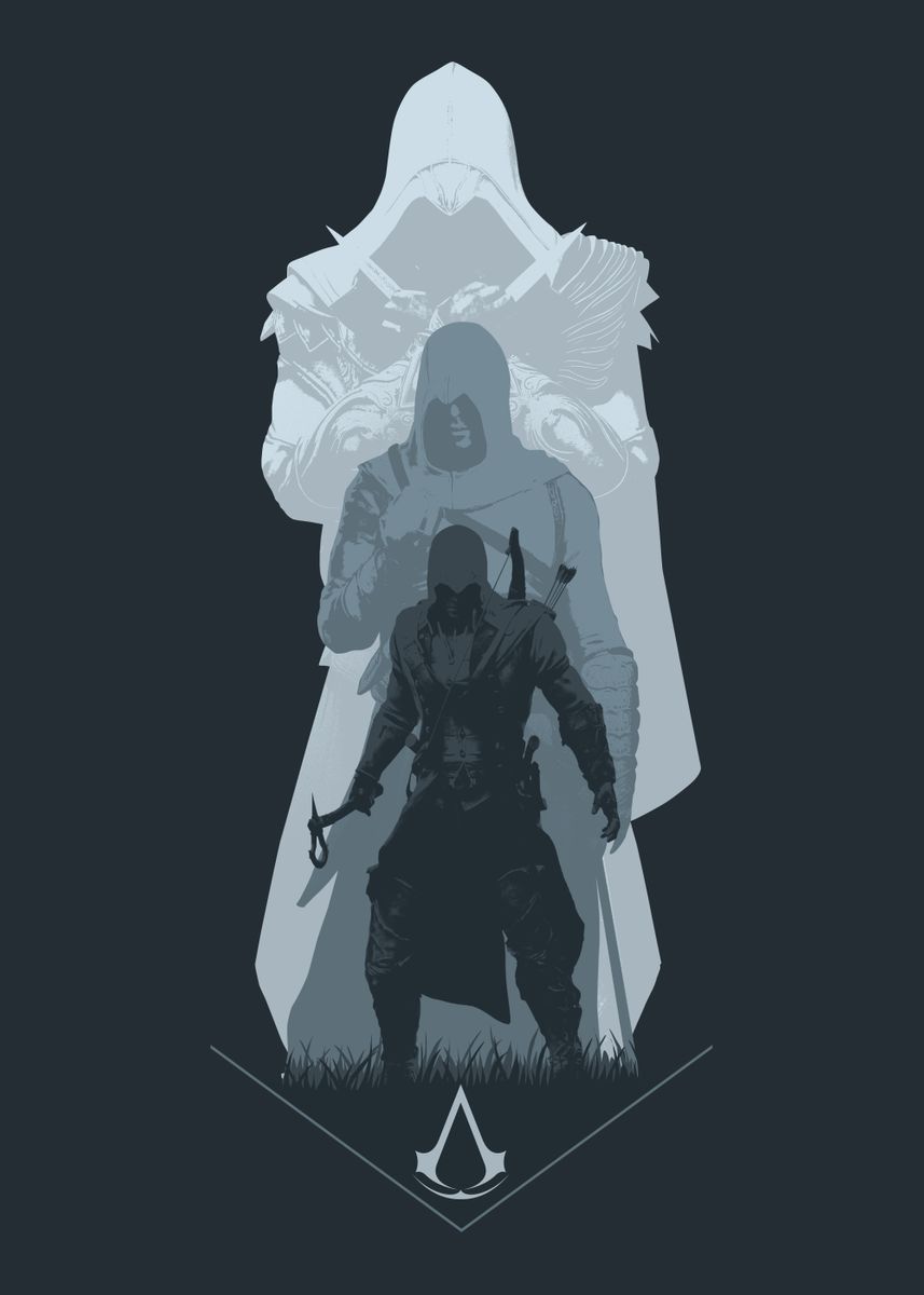 'Assassins' Poster, picture, metal print, paint by Assassin's Creed ...
